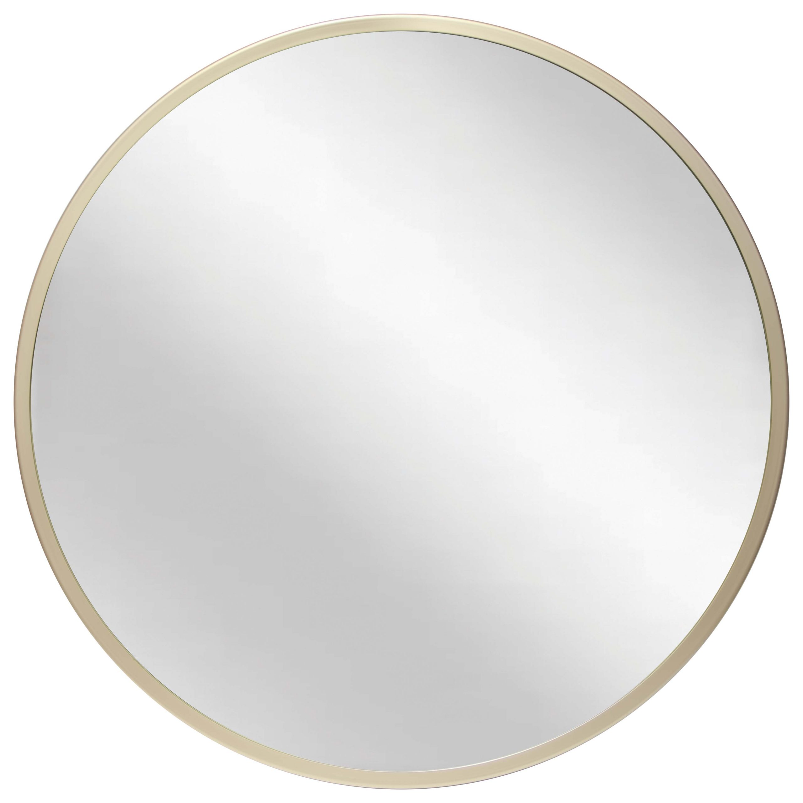 Adara - 24" Matte Gold Mirror - SKU #20227GD-24 - Infinity Instruments Ltd.