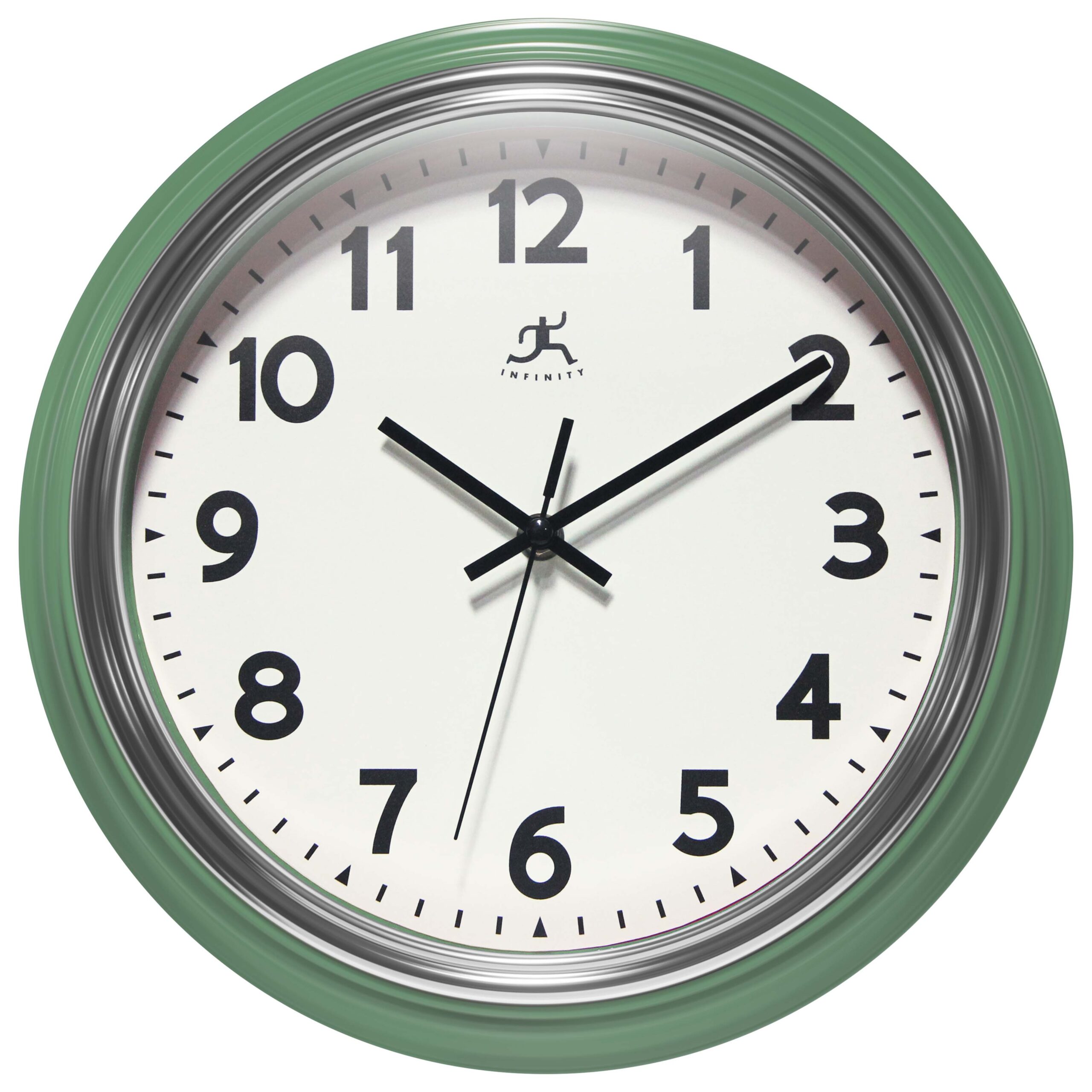 Gas Station Classic 12" Wall Clock, Green - SKU #20332GR-4562 ...